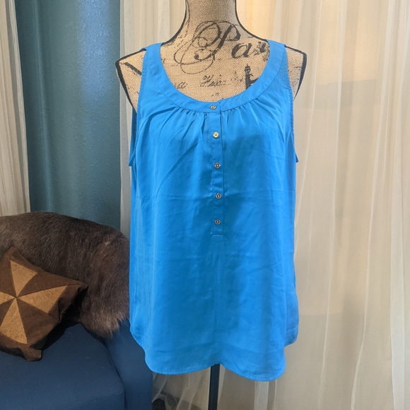 Kenneth Cole Reaction | Tops | Kenneth Cole Reaction Blue Tank | Poshmark